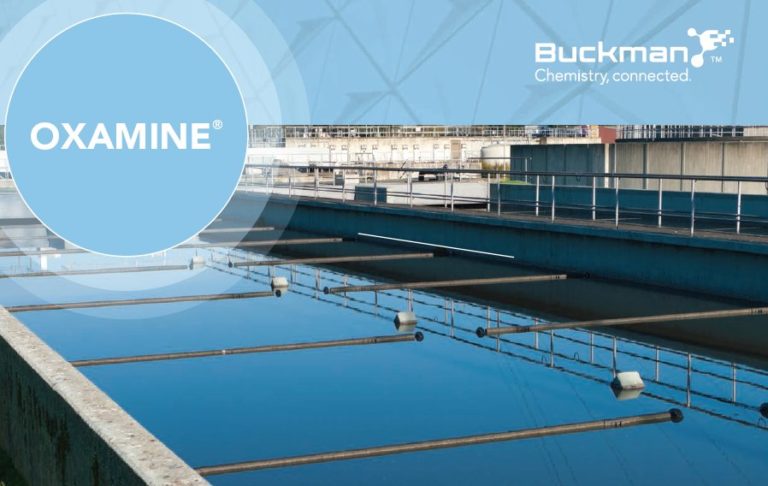 Processo de desinfecção Oxamine® na estação de tratamento de água